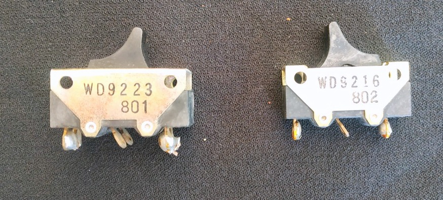 Yaesu FT-901DM Original Switch Matsushita WD9223 and WD9216 Set Used