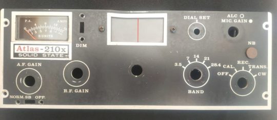 Atlas 210X Original Front Face S Meter Used We Ship Worldwide