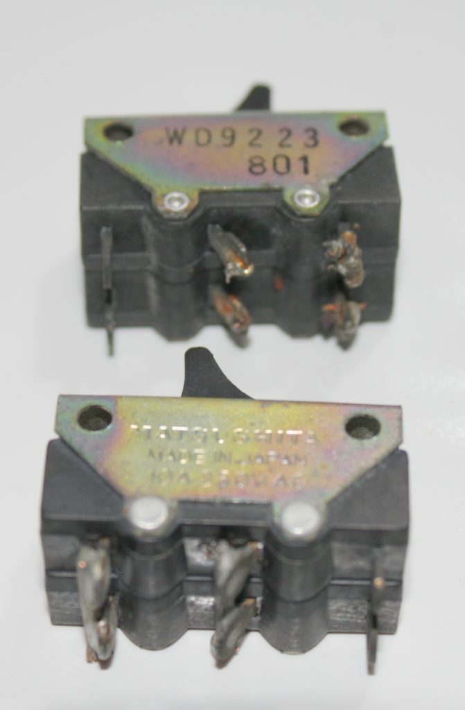Yaesu FL-2100B Original Switch Set (4) Used We Ship Worlwide